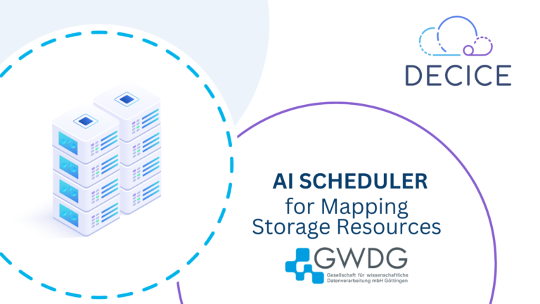 AI Scheduler for Mapping Storage Resources - DECICE